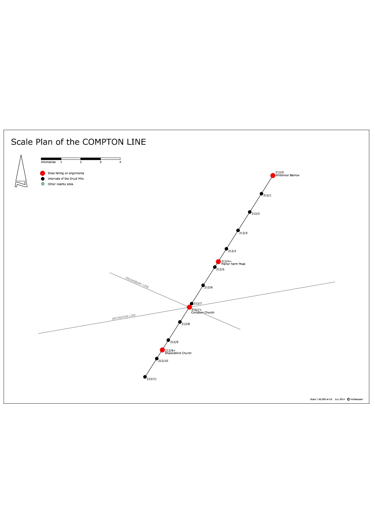 SCALE PLAN COMPTON LINE | Ley Lines Decoded